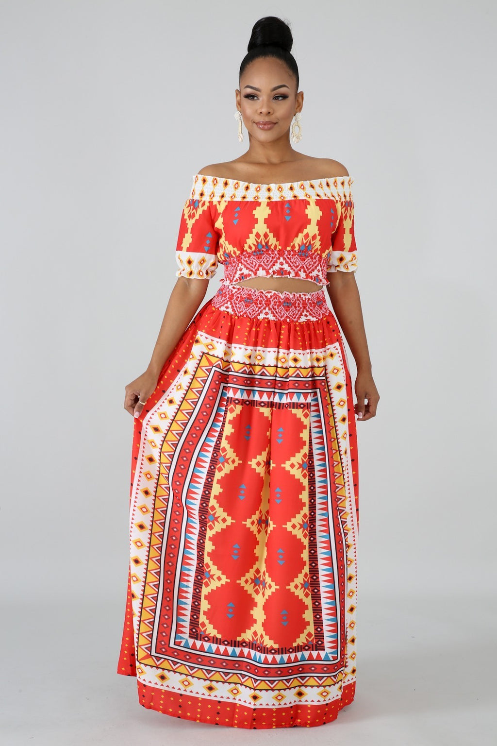 Flaming Maxi Skirt Set – Gitiwholesale