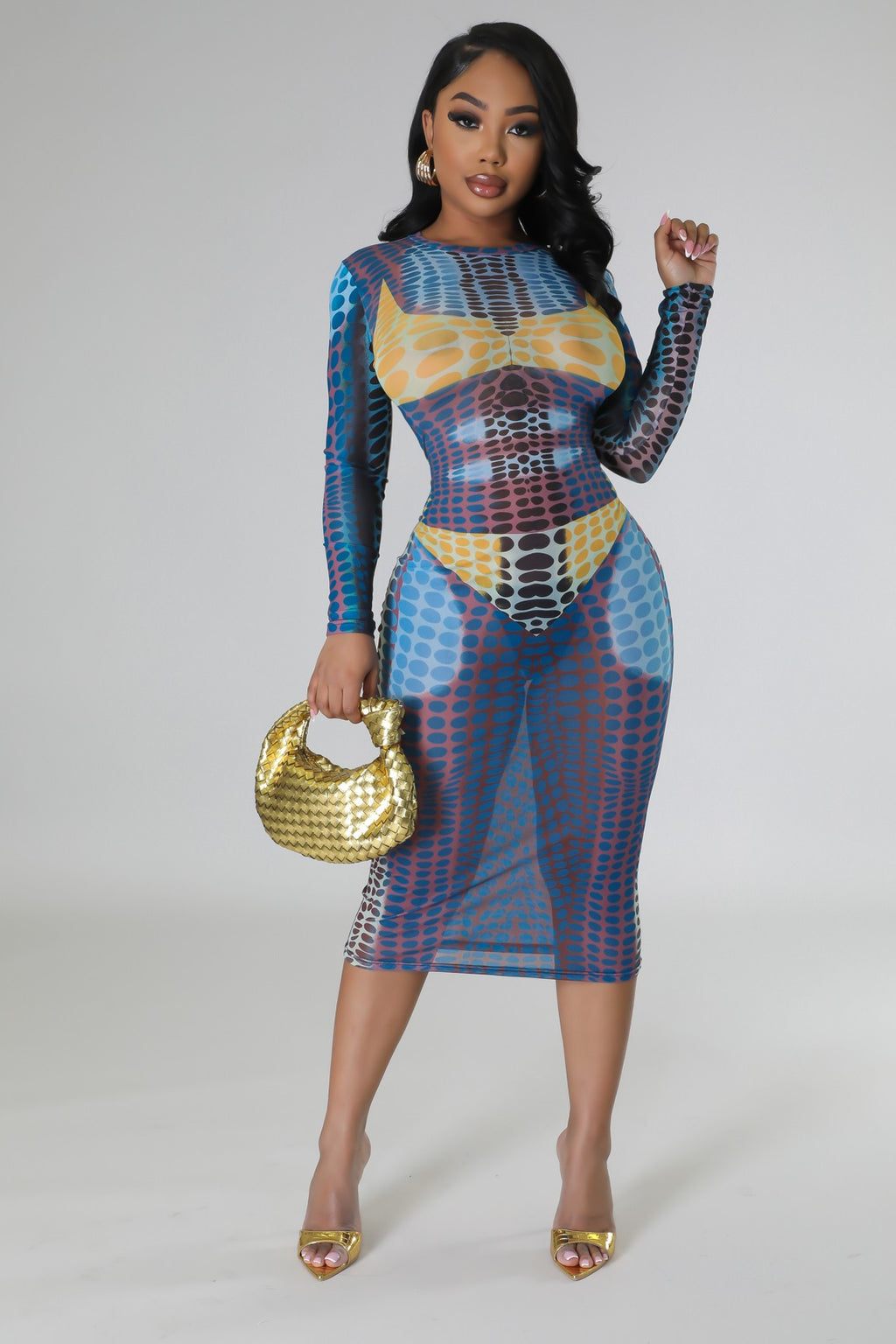 Dotted Thoughts Dress – Gitiwholesale